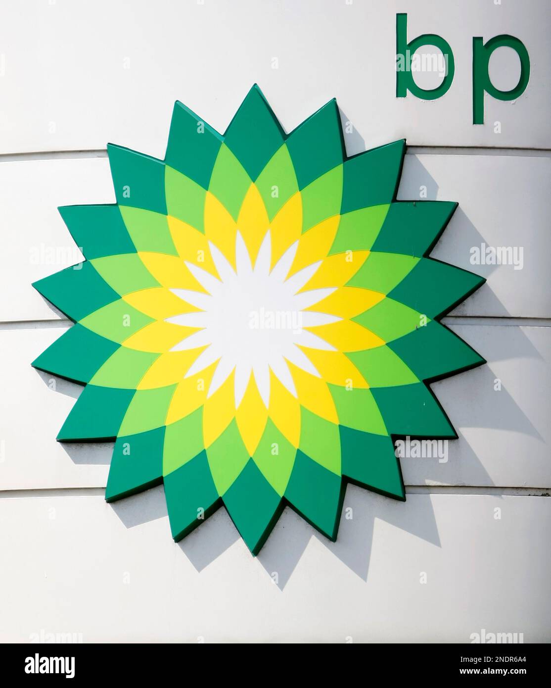 FILE - In this April 27, 2010 file photo, a sign for a BP petrol ...