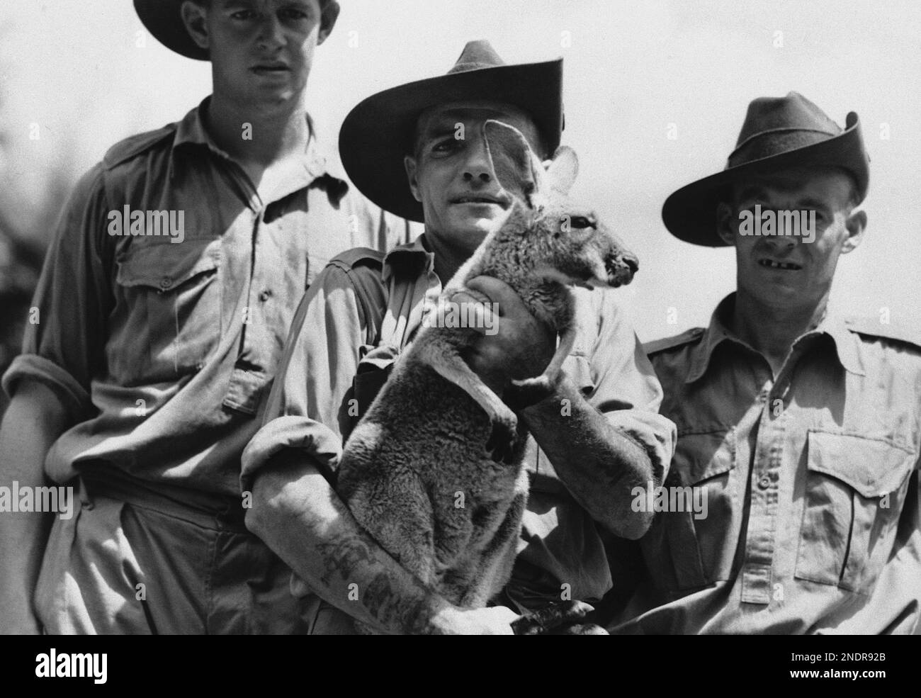 These Australian infantrymen, on duty in Malaya on May 5, 1941, display ...