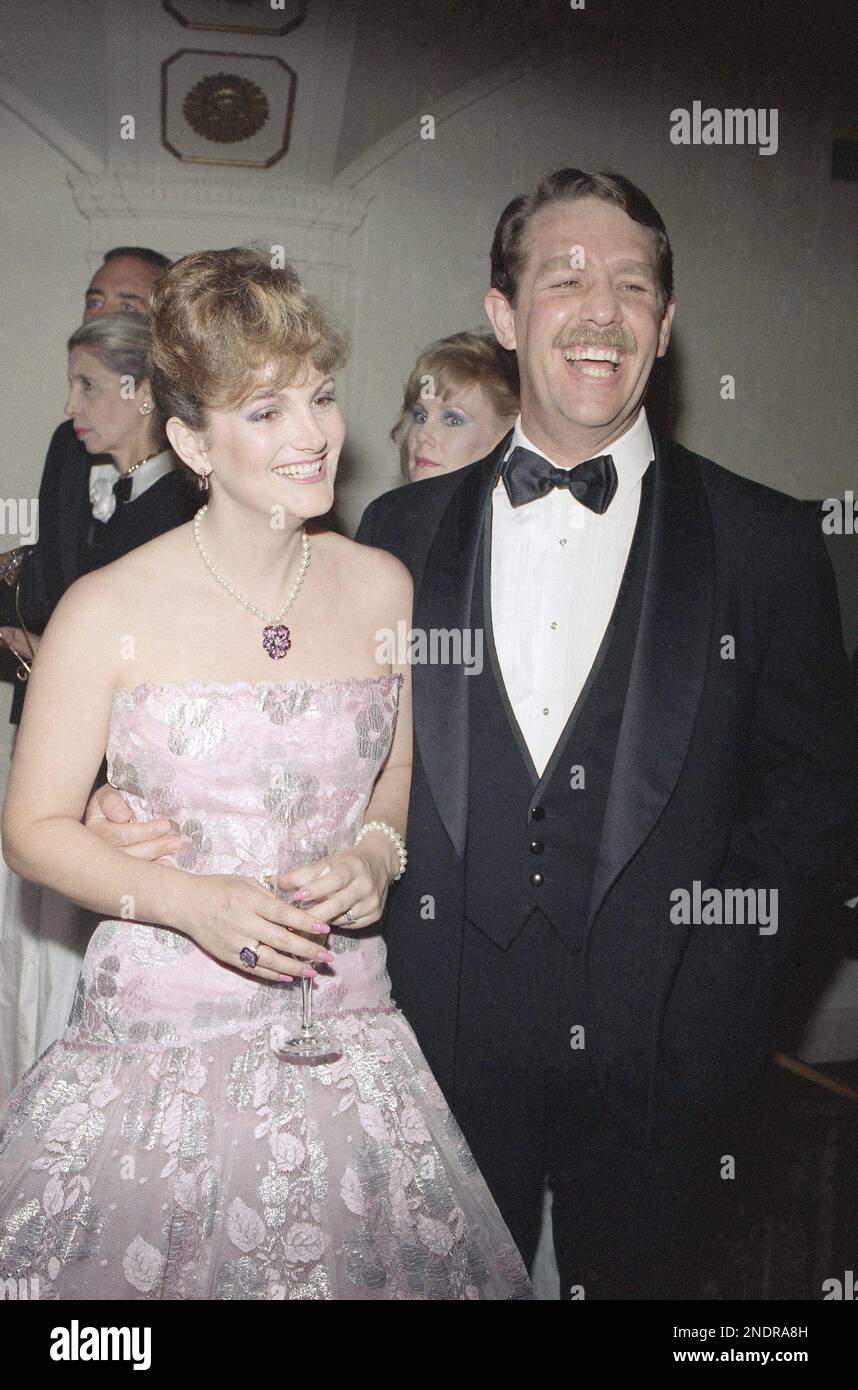 Patricia Campbell Hearst and her husband, Bernard Shaw share a laugh in ...