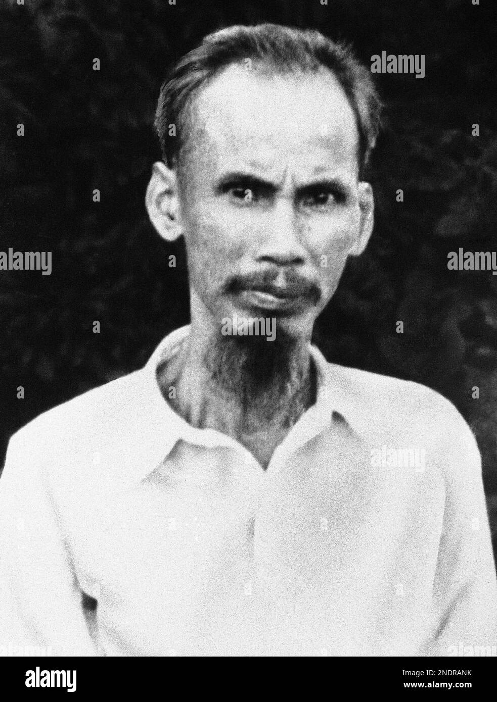 Ho Chi Minh, President of communist North Viet Nam is shown when he was ...
