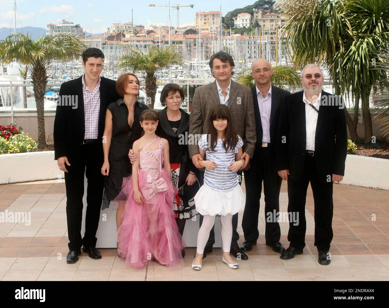 Actor Costi Dita, left, actress Clara Voda, second from left, actress ...