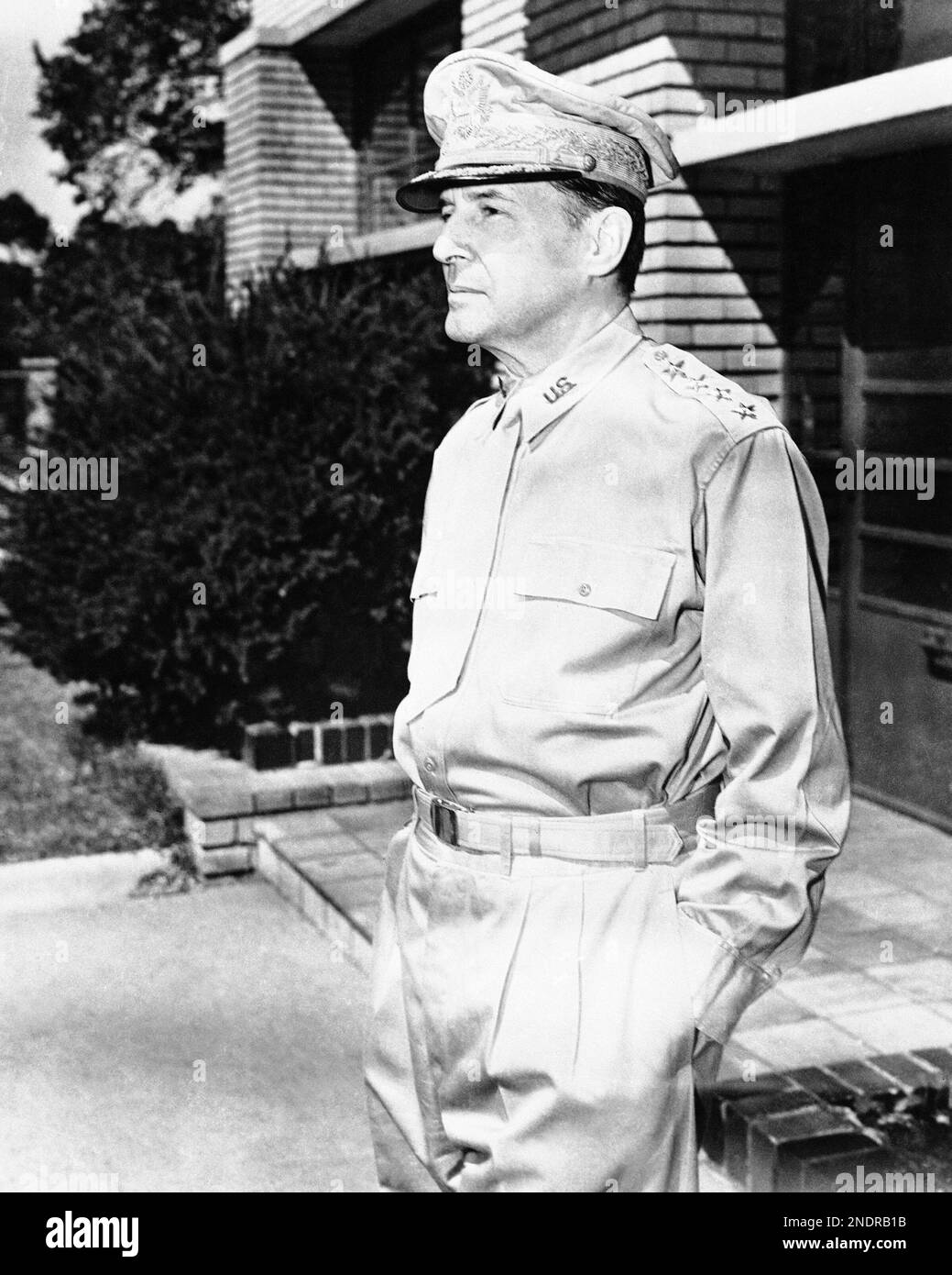 General Douglas MacArthur, supreme commander of the United Nations ...