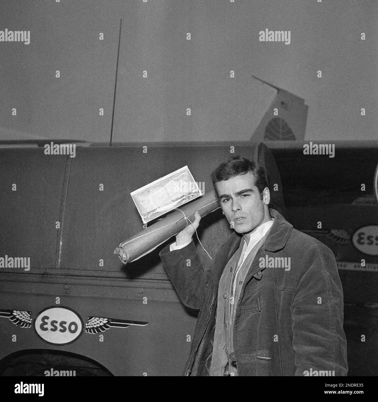 American screen actor Dean Stockwell, a former child star, carries a ...