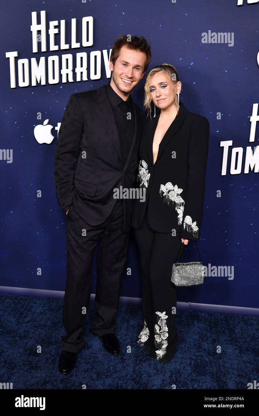 New York, USA. 15th Feb, 2023. Actor Nicholas Podany (l) and guest ...