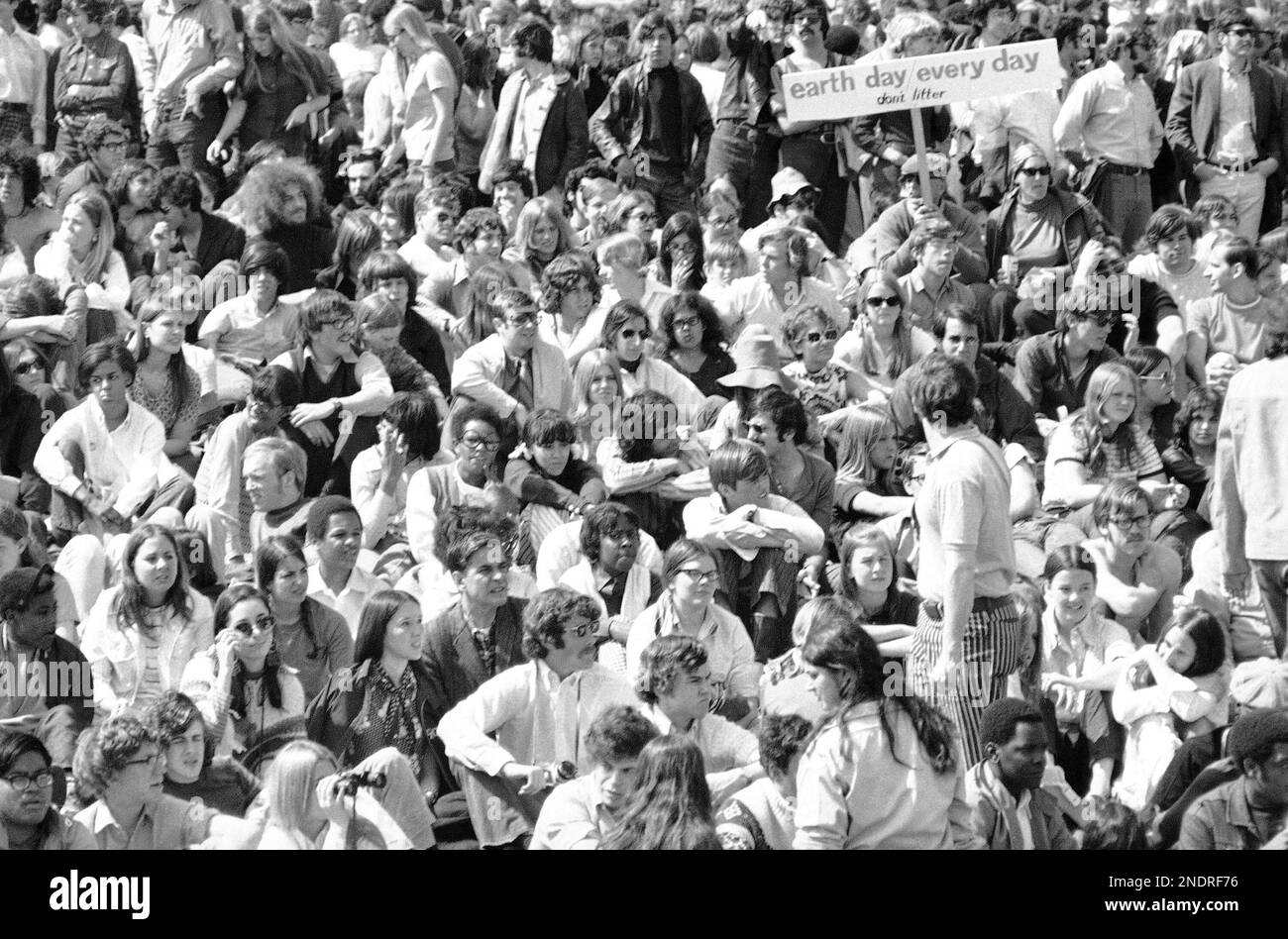 A small section of the estimated 20,000 person crowd which attended ...