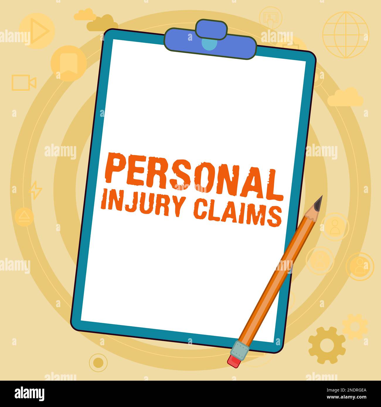 Inspiration showing sign Personal Injury Claims. Word for being hurt or ...