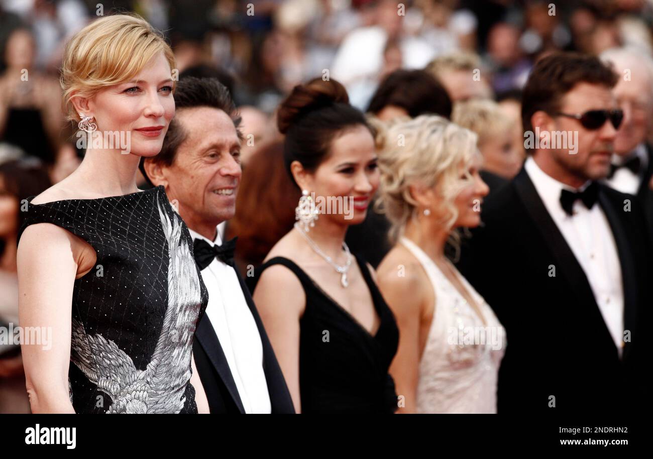 From left, actress Cate Blanchett, producer Brian Grazer, Chau-Giang ...
