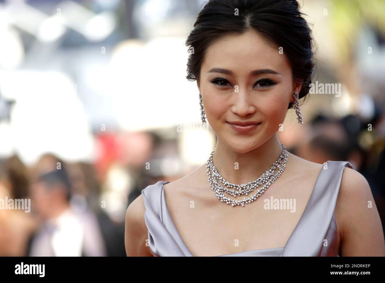 Actress Peng Lin arrives at the premiere for the film "Robin Hood", at ...