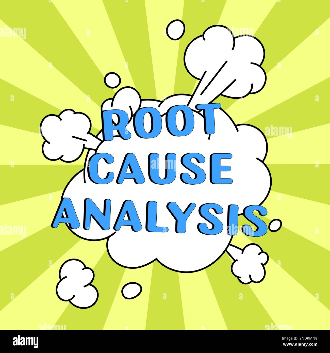 Conceptual caption Root Cause Analysis. Concept meaning Method of Problem Solving Identify Fault ...