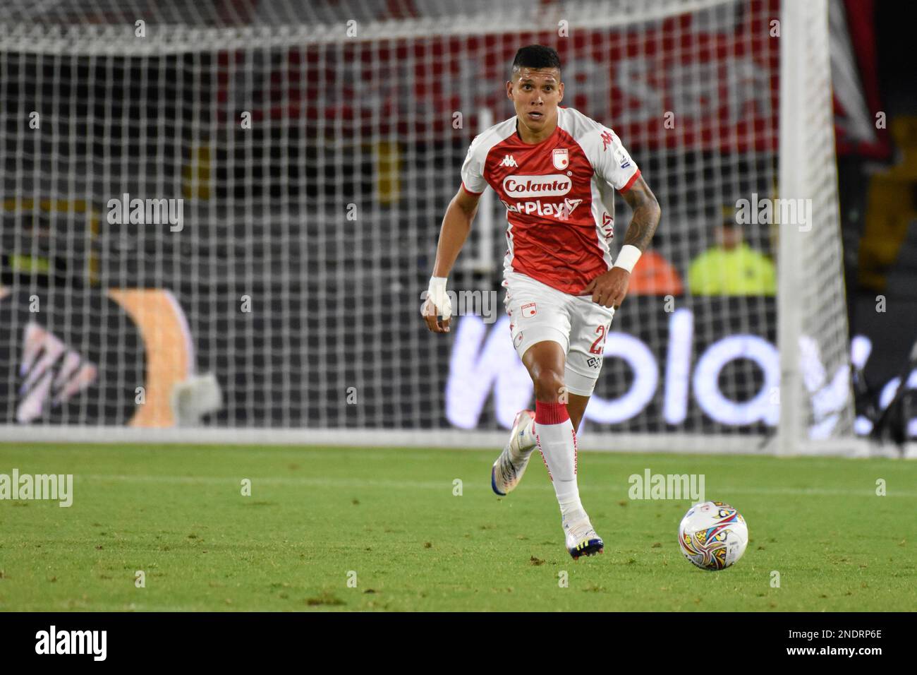 Santa Fe's Julian Camilo Millan during the BetPlay Dimayor league match between Independiente ...