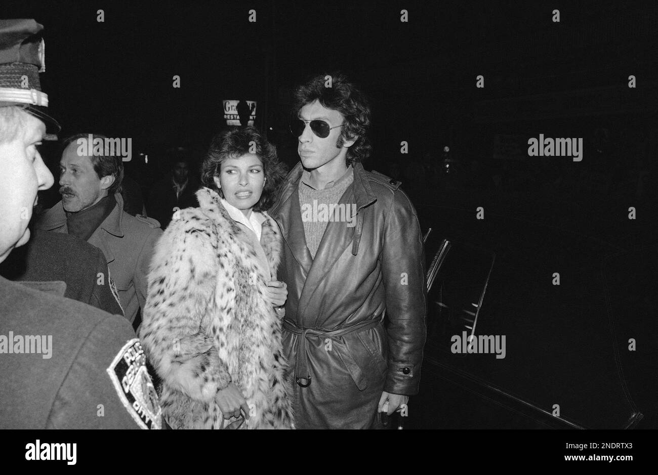 Actress Raquel Welch and husband Andre Weinfeld arrive at the brooks ...