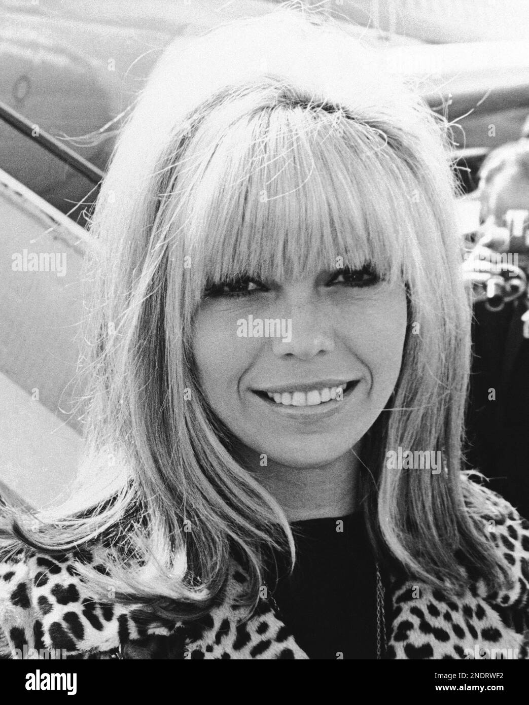 Singing star Nancy Sinatra, daughter of Frank Sinatra, is pictured upon ...