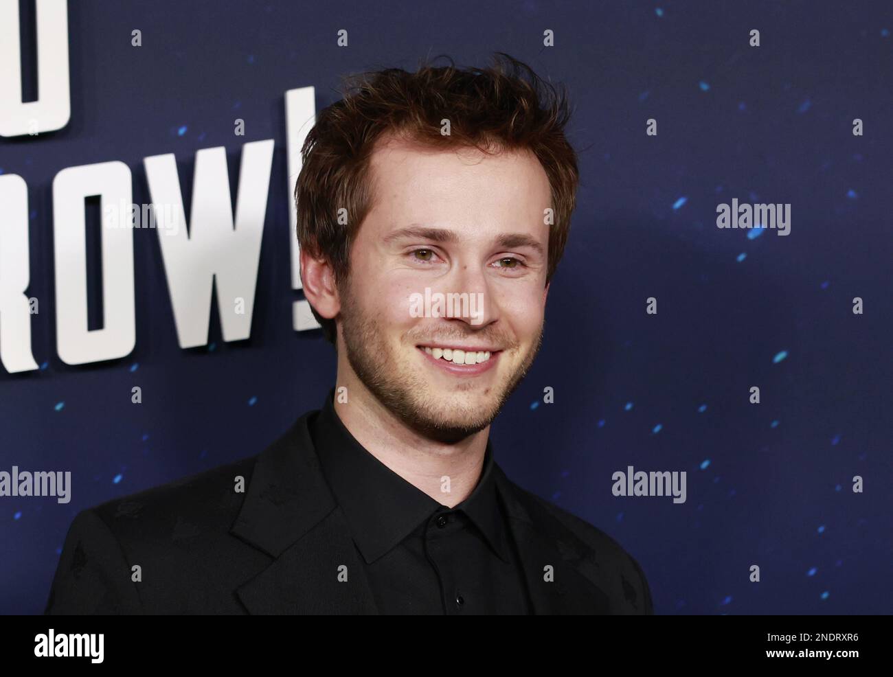 New York, United States. 15th Feb, 2023. Nicholas Podany arrives on the ...