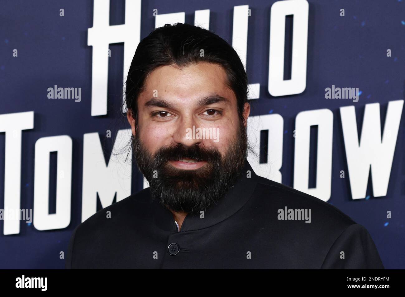 New York, United States. 15th Feb, 2023. Amit Bhalla arrives on the red ...