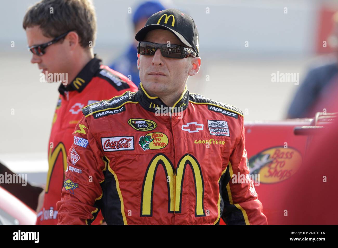 Jamie McMurray is shown before qualifying for Saturday's NASCAR Sprint ...