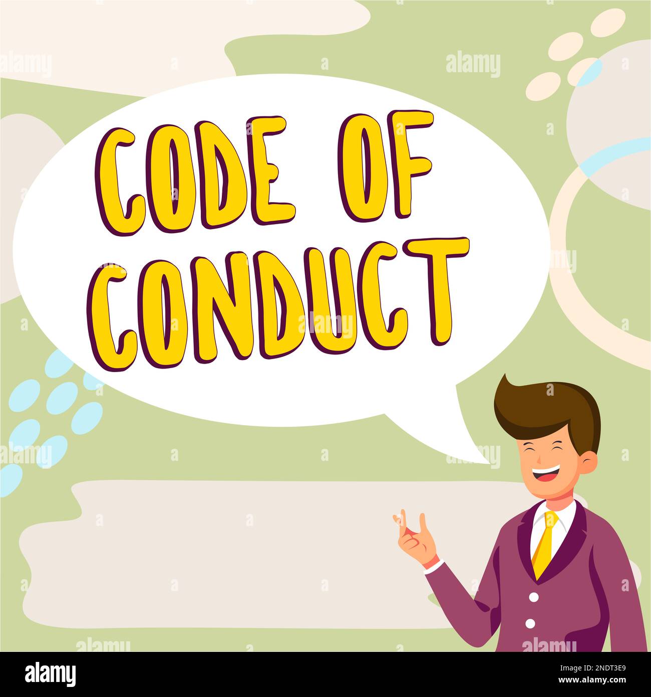 Text showing inspiration Code Of Conduct. Business overview Ethics ...