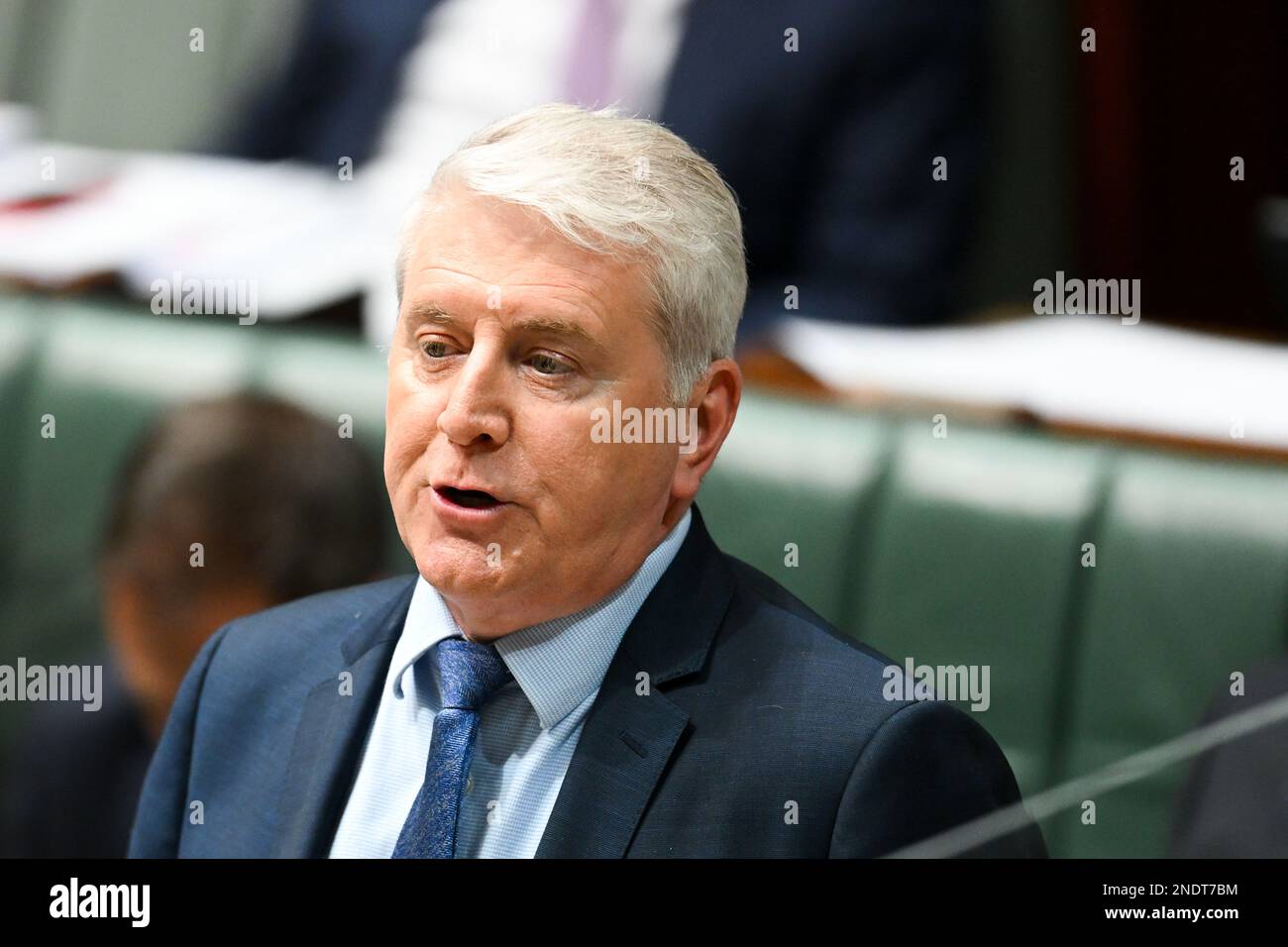 Australian Skills Minister Brendan O’Connor speaks during House of Representatives Question Time ...