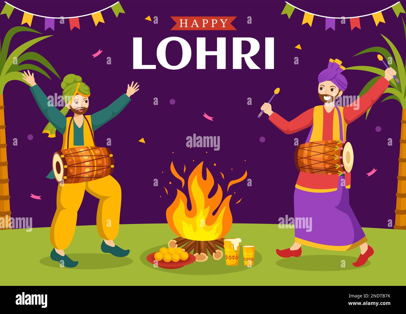 Happy lohri 2023 hi-res stock photography and images - Alamy