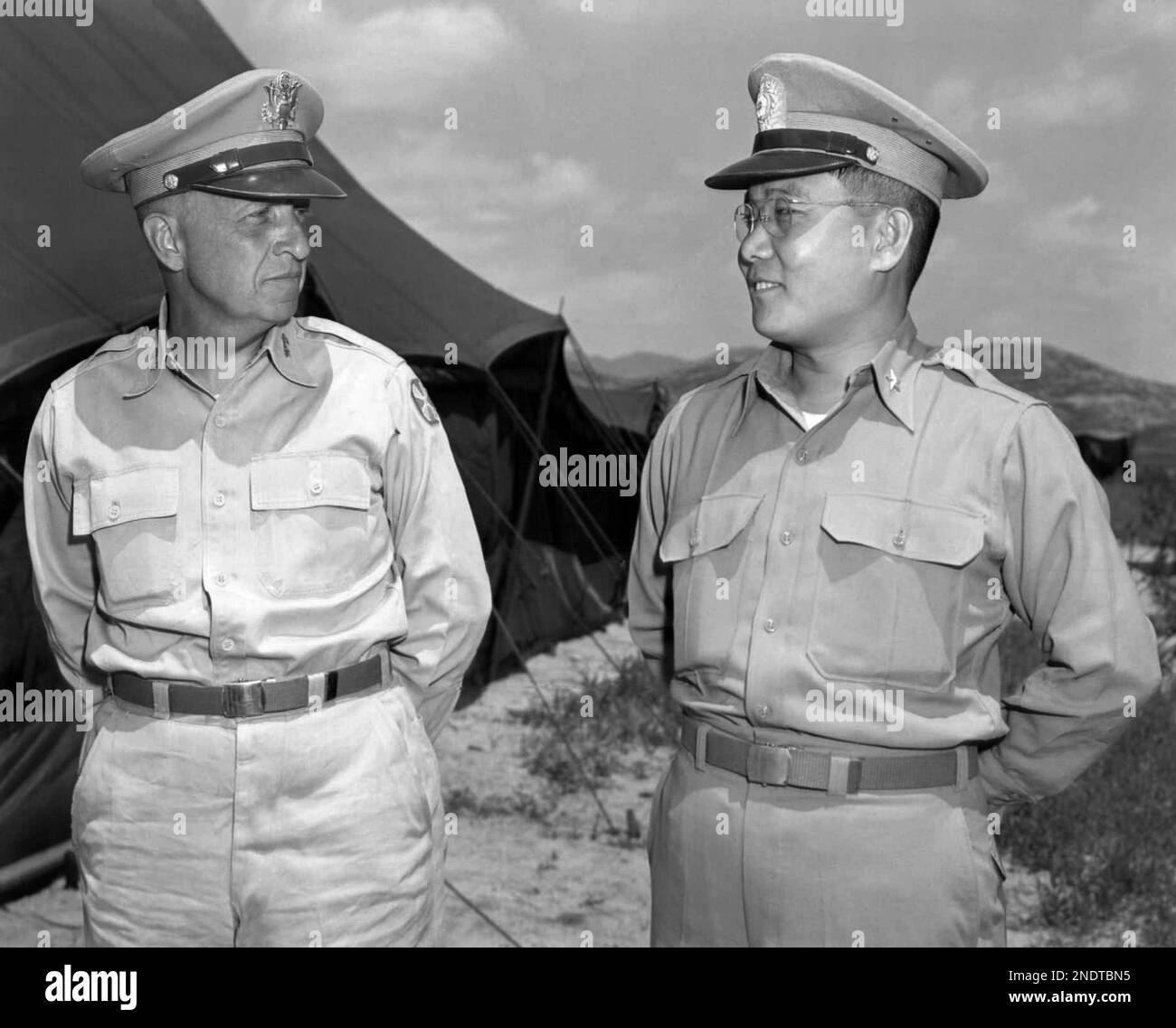 Major General William Harrison, senior deligate to the Korean Military ...