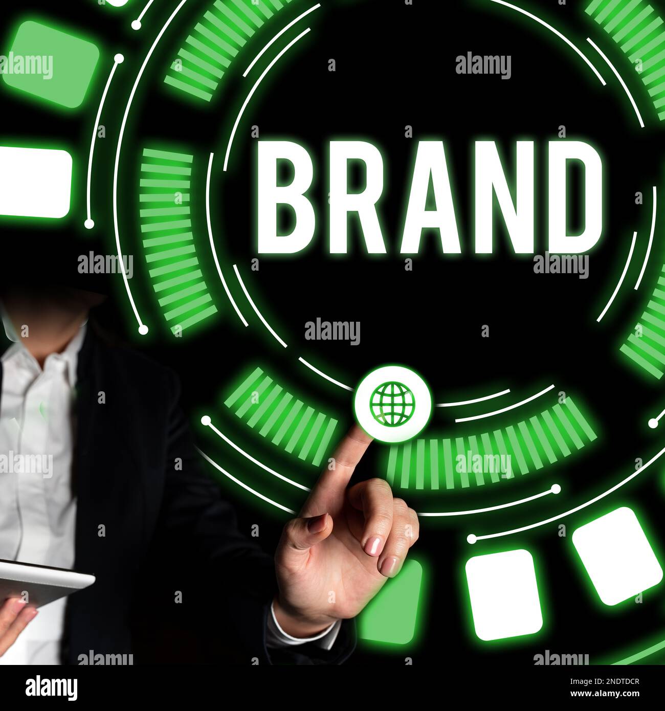 Hand writing sign Brand. Conceptual photo Type of product manufactured ...