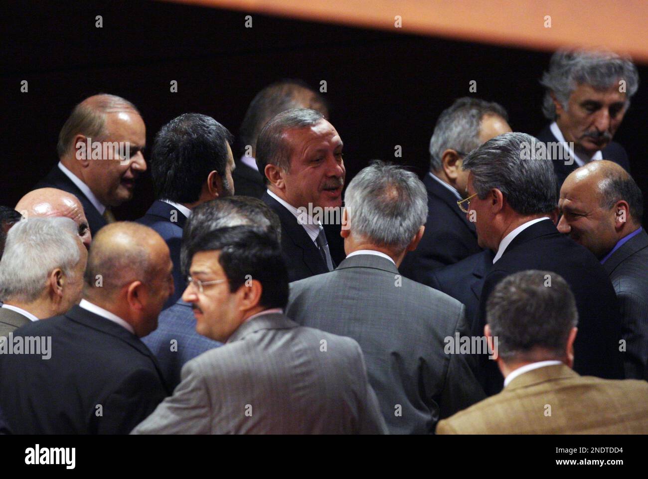 Prime Minister Recep Tayyip Erdogan Center Is Surrounded By Cheering prime-minister-recep-tayyip-erdogan-center-is-surrounded-by-cheering