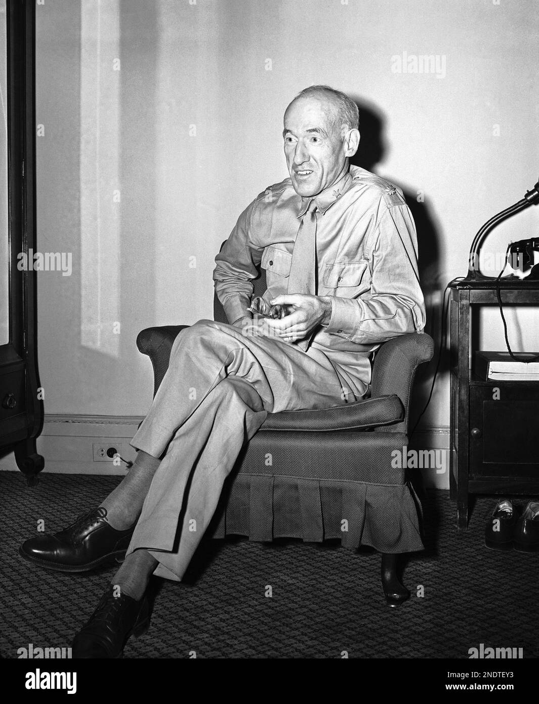 Lt. Col. Warren J. Clear, an infantry officer who reached Washington ...