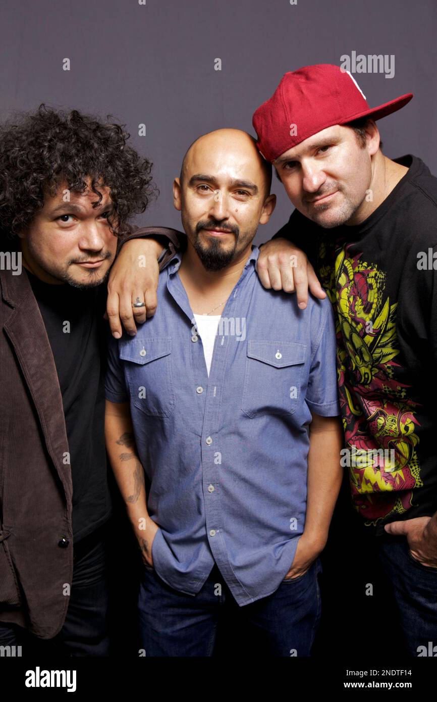 In this April 14, 2010 photo, members of the Grammy-award winning Latin ...