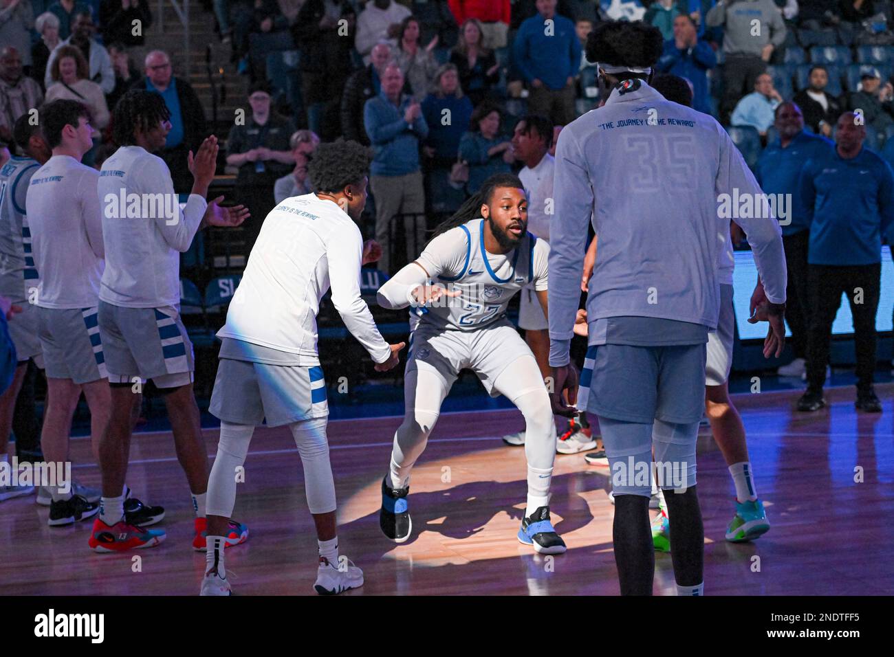 FEBRUARY 15, 2023: Saint Louis Billikens forward Terrence Hargrove Jr ...