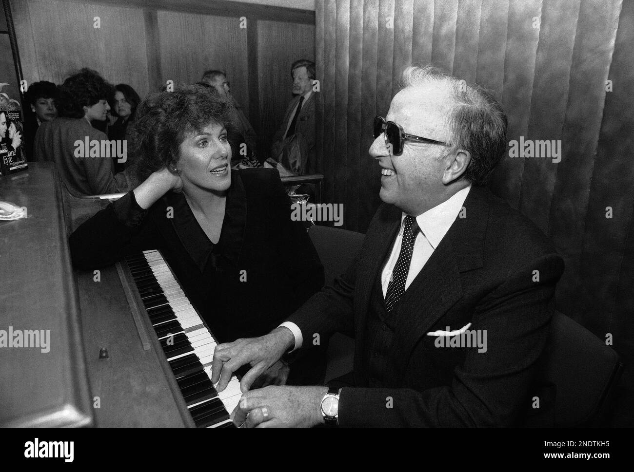Lynn Redgrave and George Shearing at Arts and Entertainment Network ...