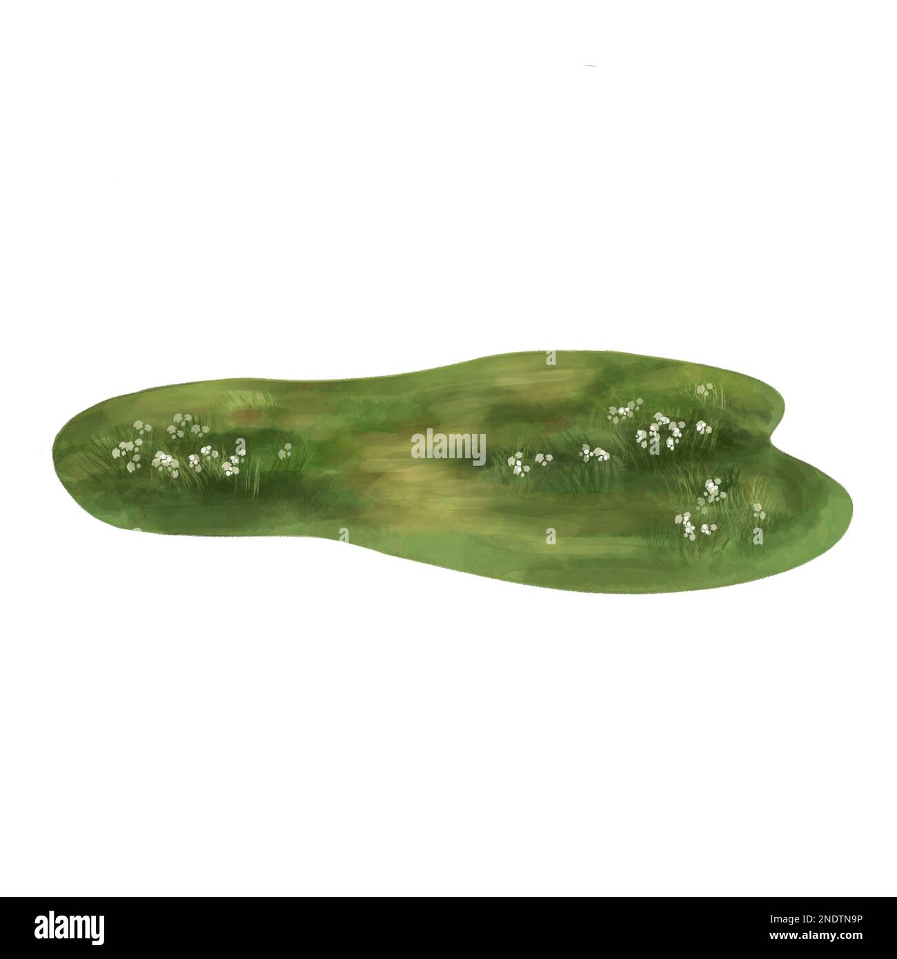 Grassland hill Cut Out Stock Images & Pictures - Alamy