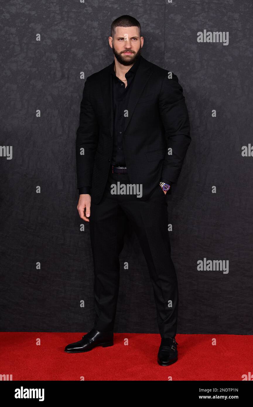 Florian Munteanu at the Creed III European Premiere, on February 15 ...