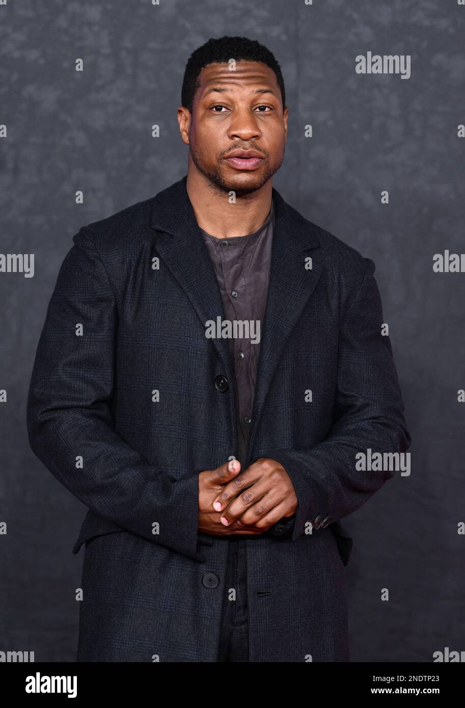 Jonathan Majors at the Creed III European Premiere, on February 15 ...