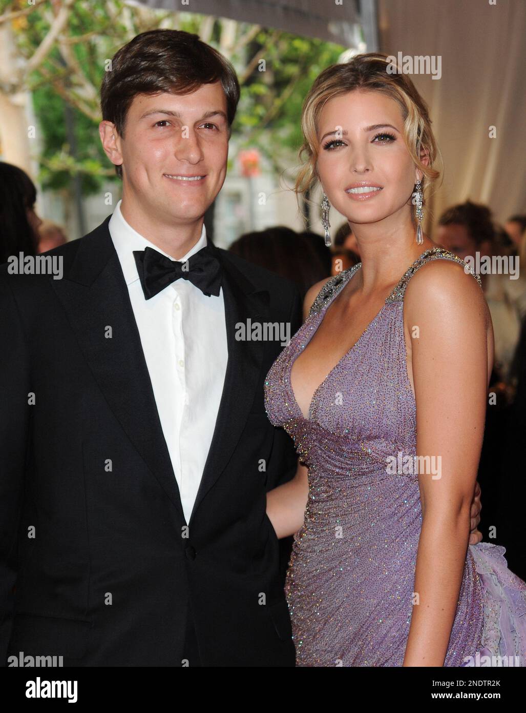 Jared Kushner and Ivanka Trump arrive at the Metropolitan Museum of Art ...