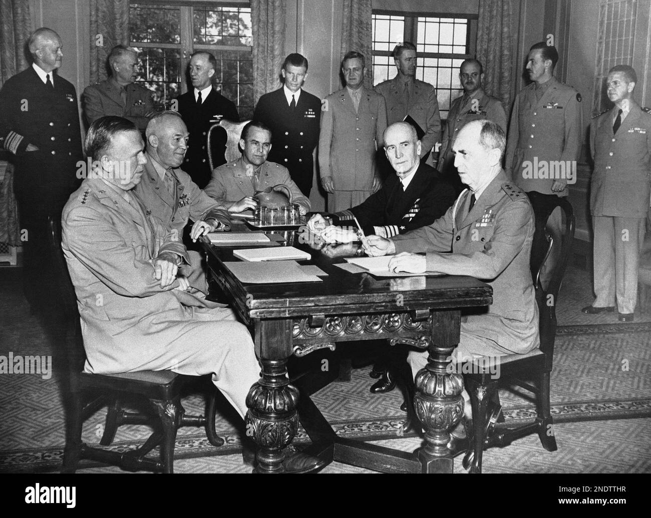 Chiefs of staff and administrative officers of the American forces ...