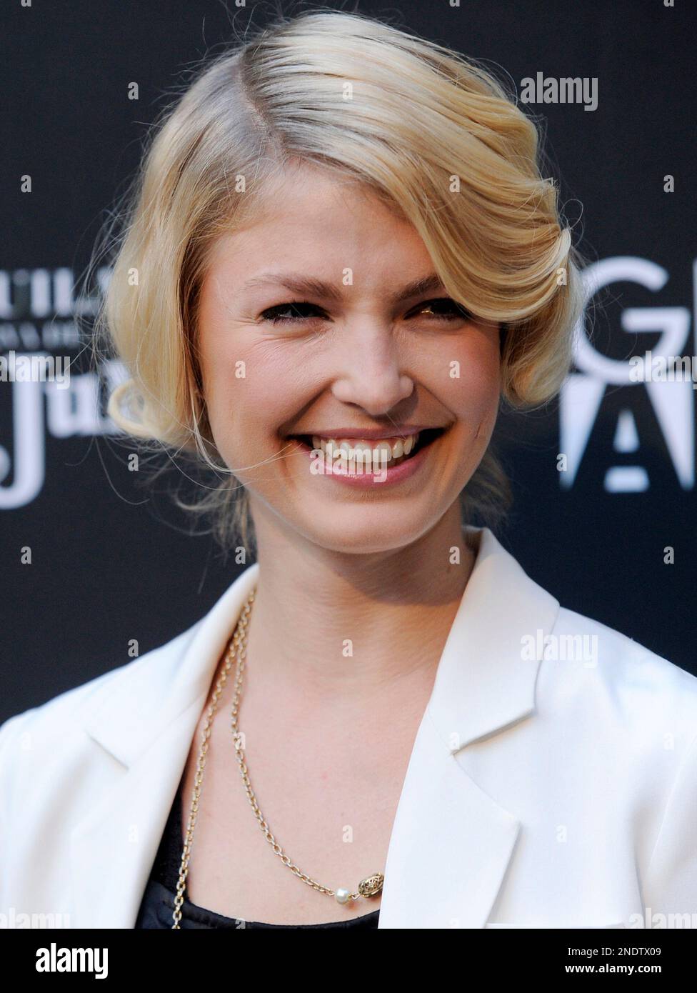 Whitney Able poses at the premiere of the film "Mercy" in Los Angeles ...