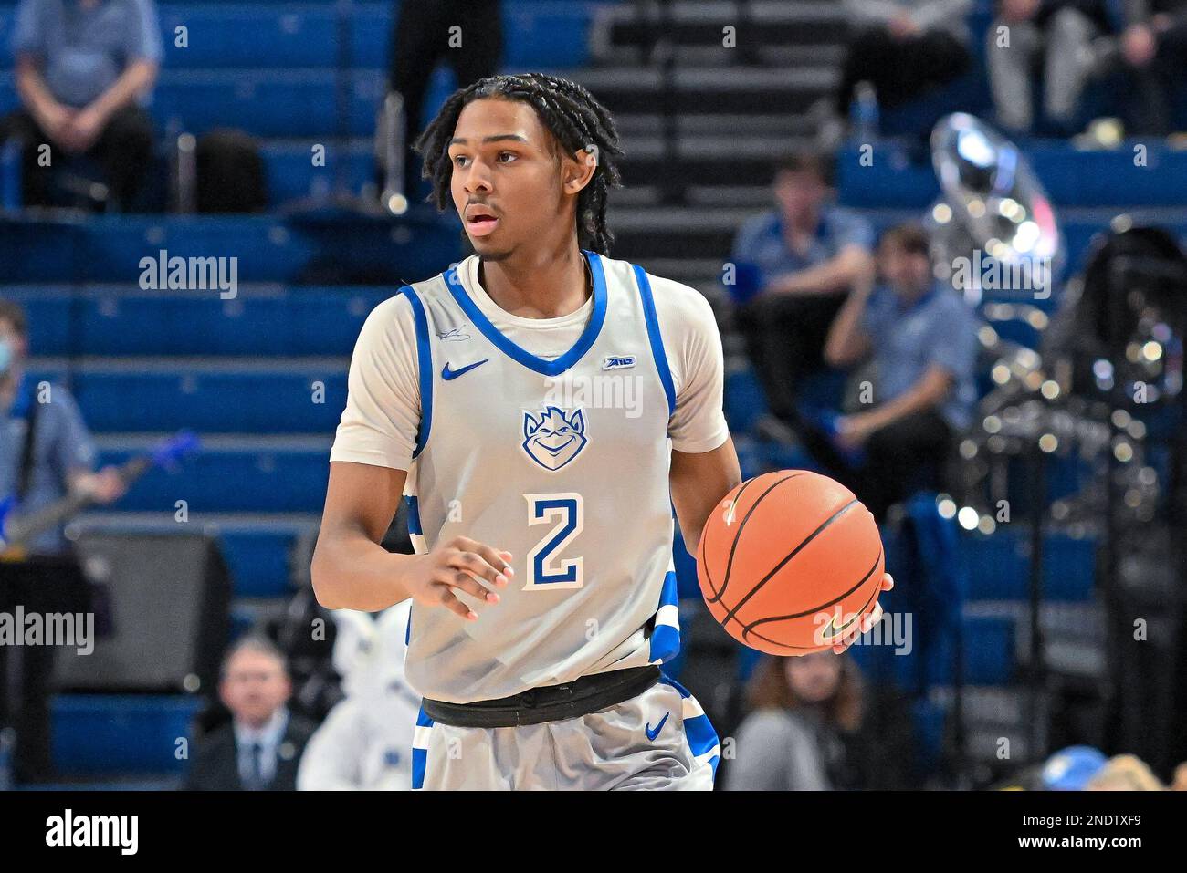 FEBRUARY 15, 2023: Saint Louis Billikens guard Larry Hughes Jr. (2 ...