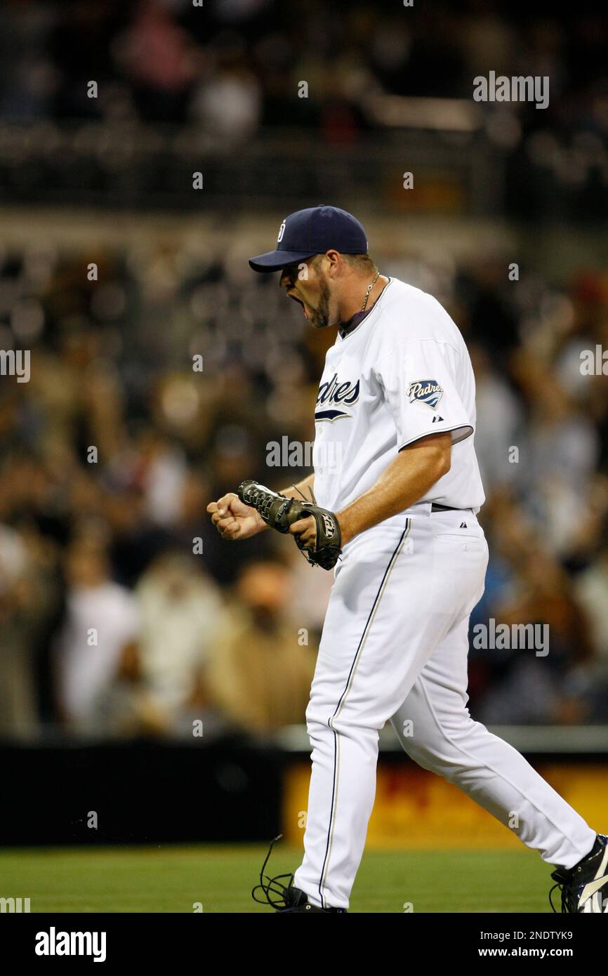 San Diego Padres relief pitcher Heath Bell in a baseball game Thursday ...