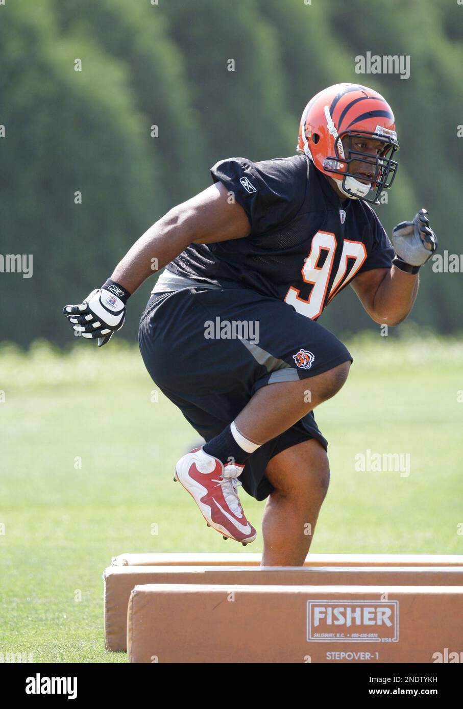 Cincinnati Bengals rookie defensive tackle Ekom Udofia (90) in action ...