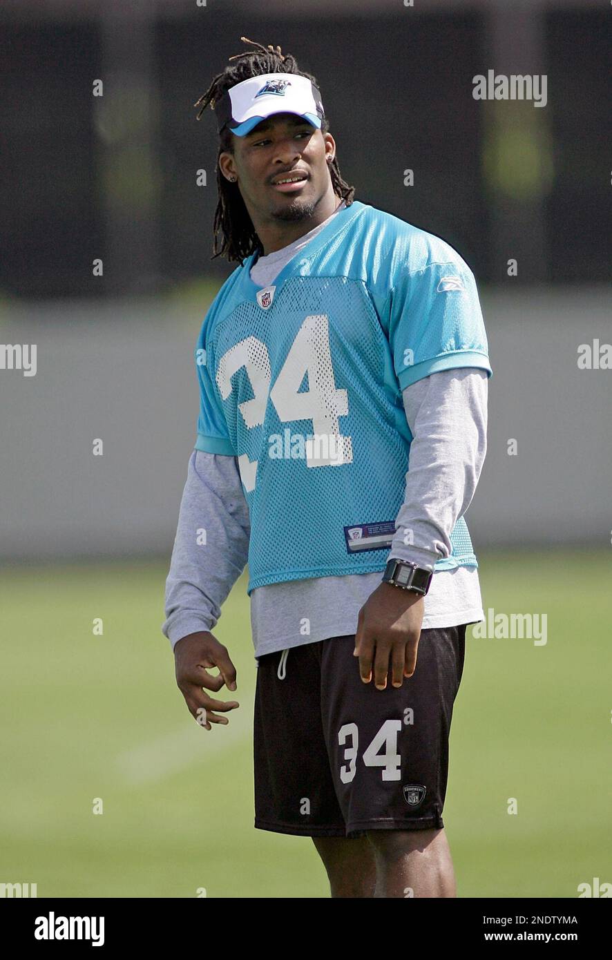 Carolina Panthers running back DeAngelo Williams (34) during their NFL ...