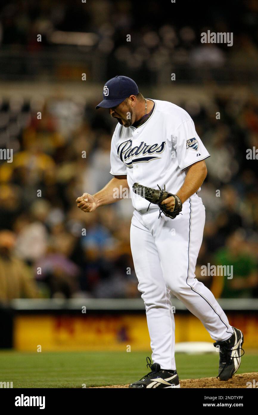 San Diego Padres relief pitcher Heath Bell in a baseball game Thursday ...