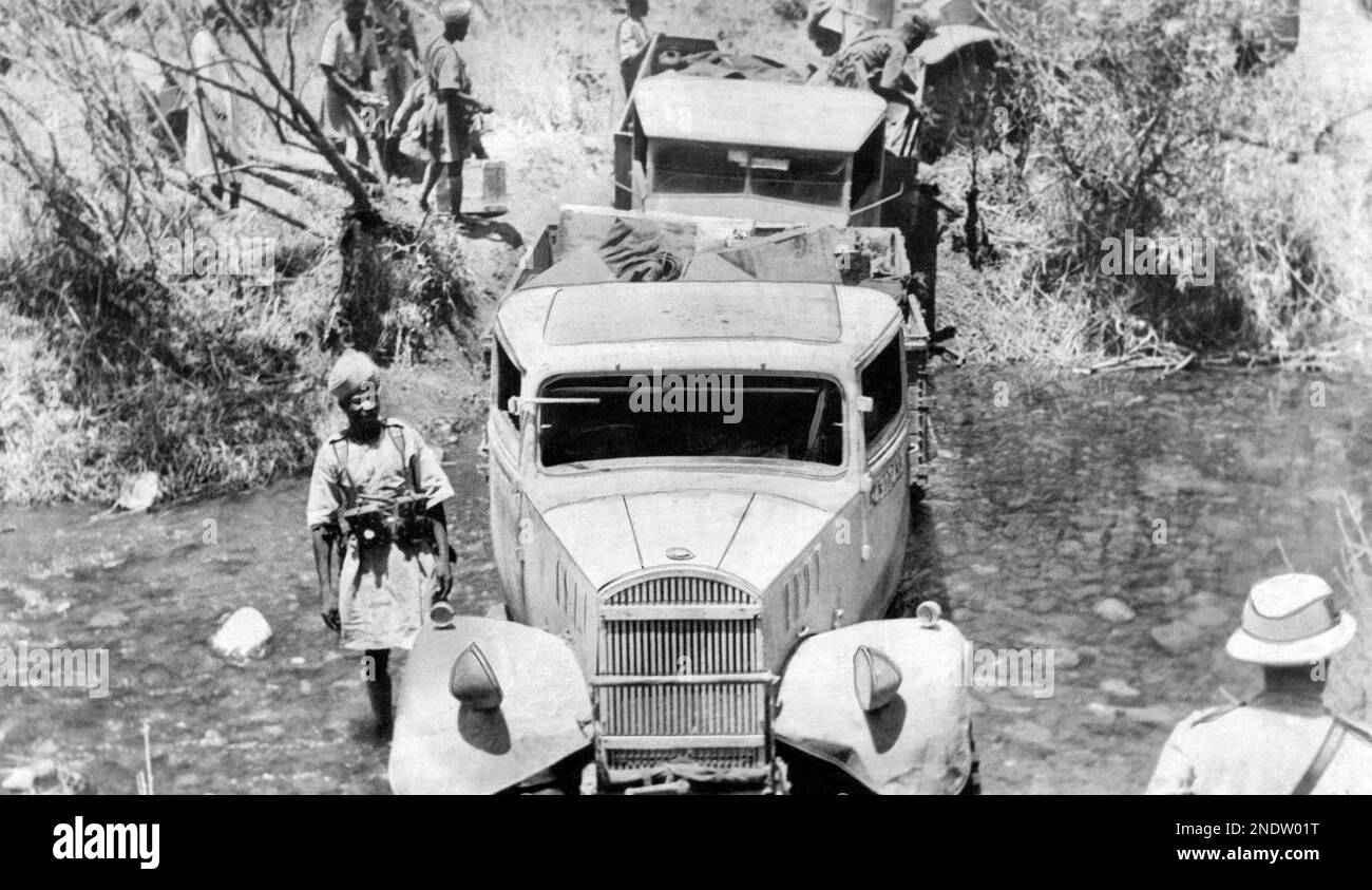 Native troops 700 miles through jungles and across rivers to reach ...