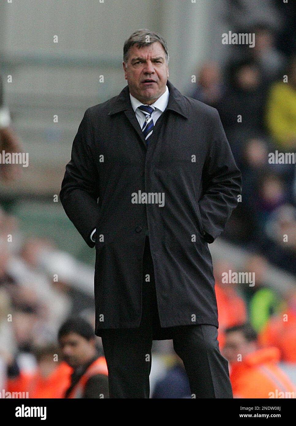 Blackburn Rovers manager Sam Allardyce looks on during their English ...