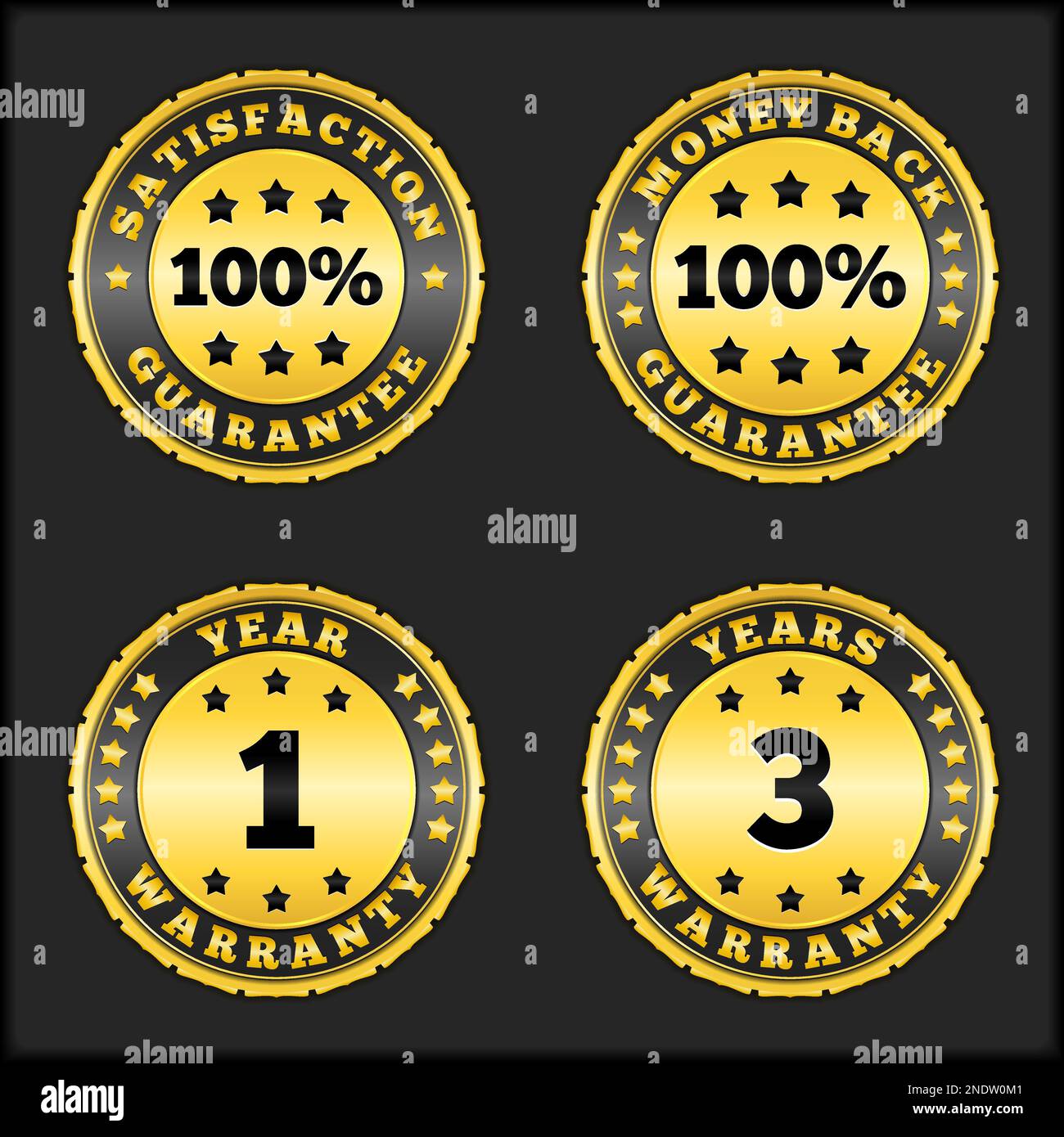 100 year guarantee Stock Vector Images - Alamy