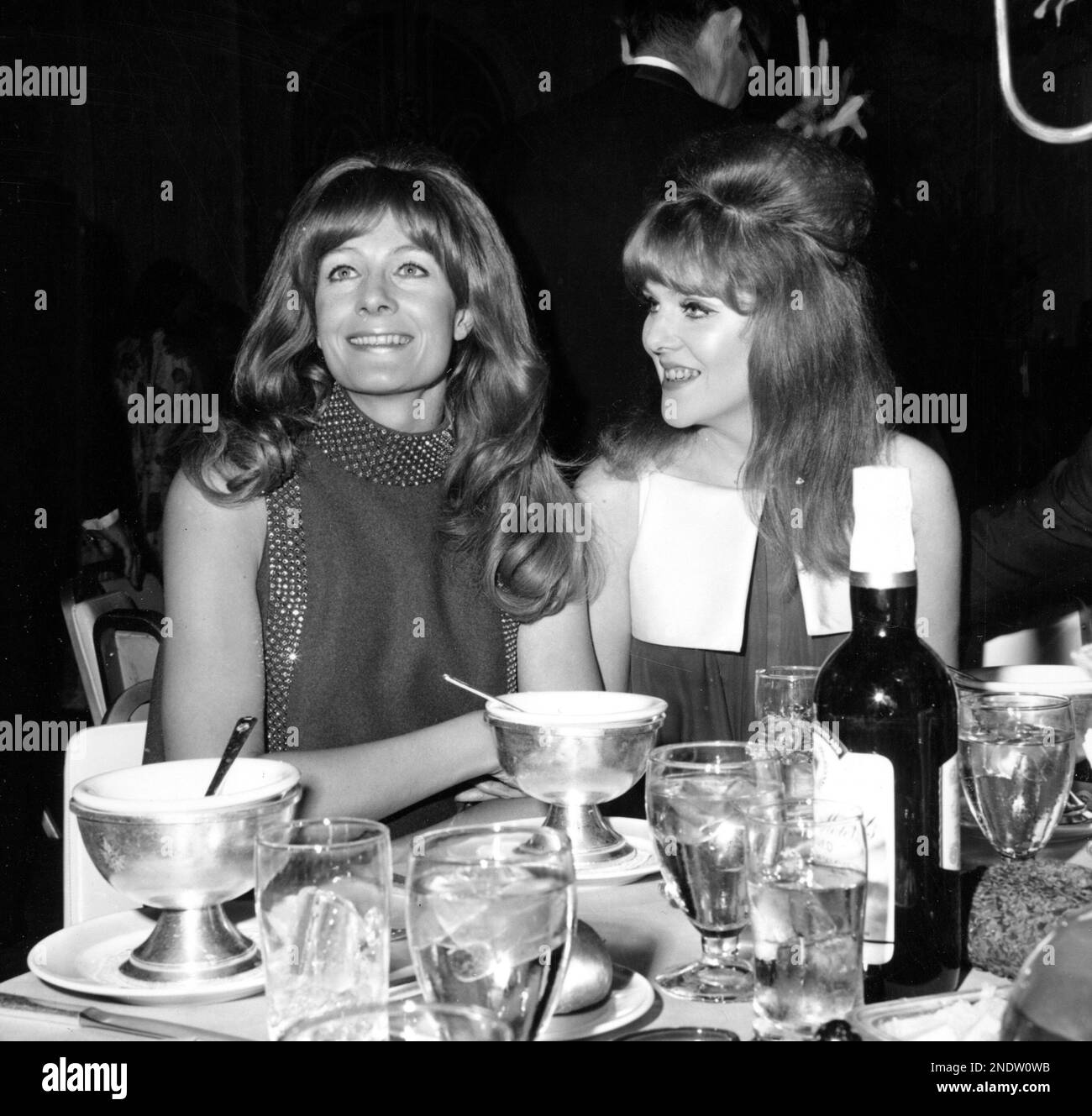 FILE - In this April 10, 1967 file photo, sisters Vanessa, left, and ...