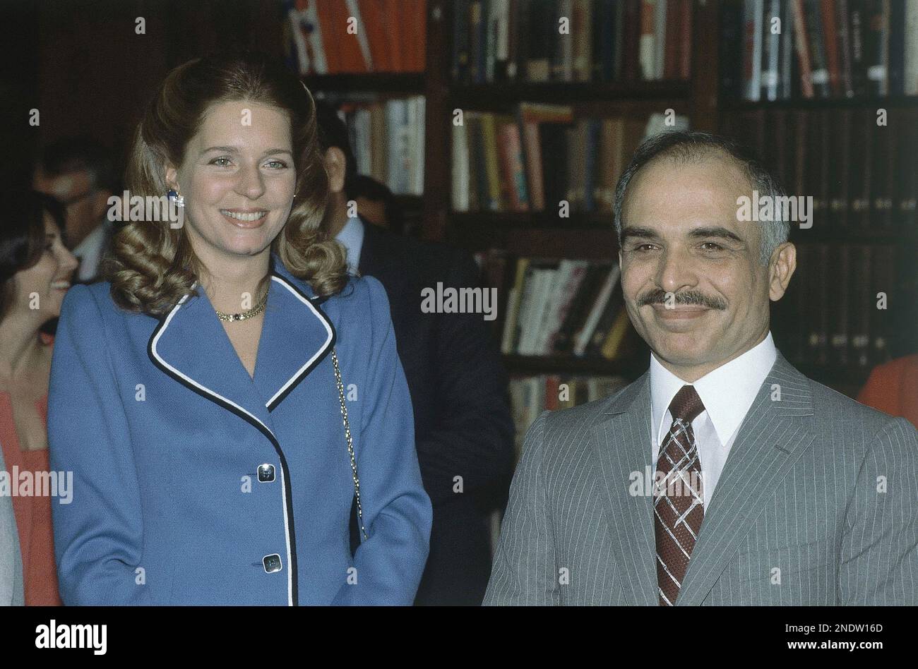 King Hussein of Jordan and his wife Queen Noor are shown in Washington, June 19, 1980. (AP Photo ...