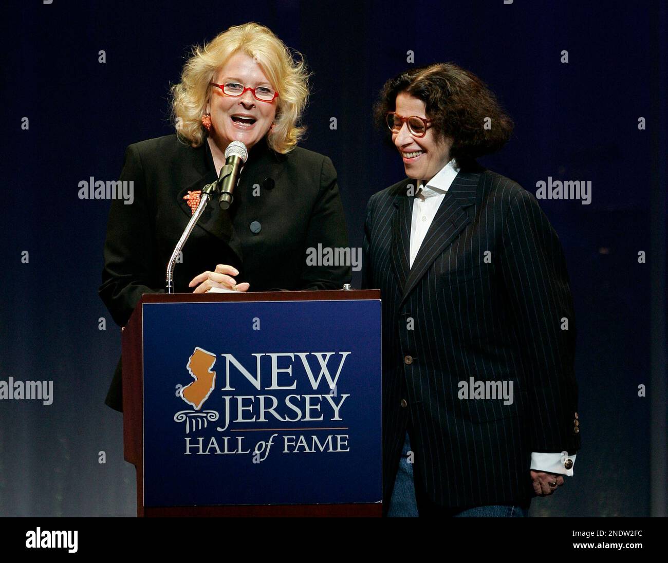 Actress Candice Bergen, left, and novelist Fran Lebowitz introduce ...