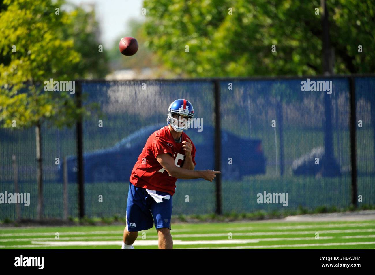 New York Giants quarterback Riley Skinner at rookie NFL football ...