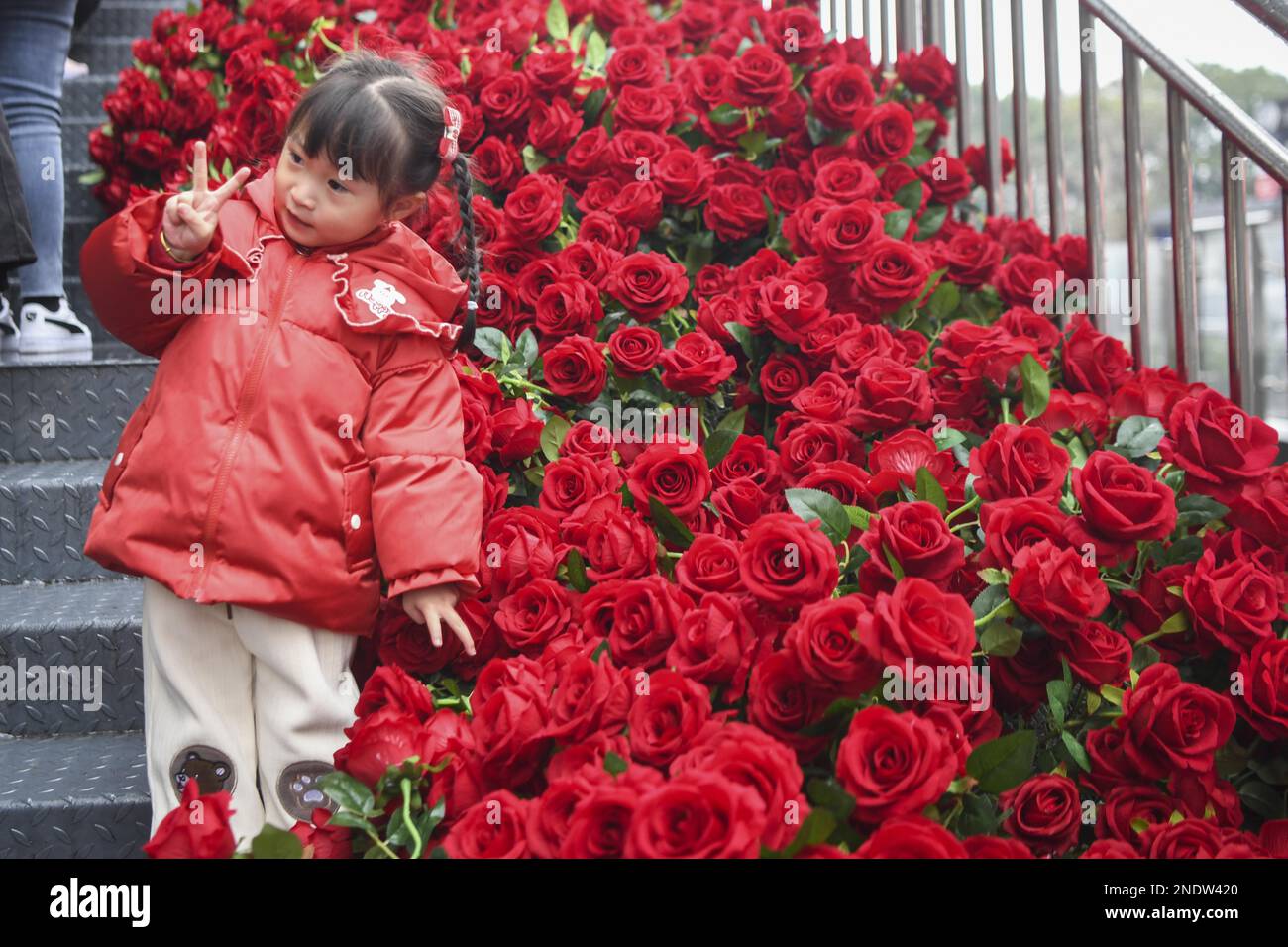 **CHINESE MAINLAND, HONG KONG, MACAU AND TAIWAN OUT** People take ...