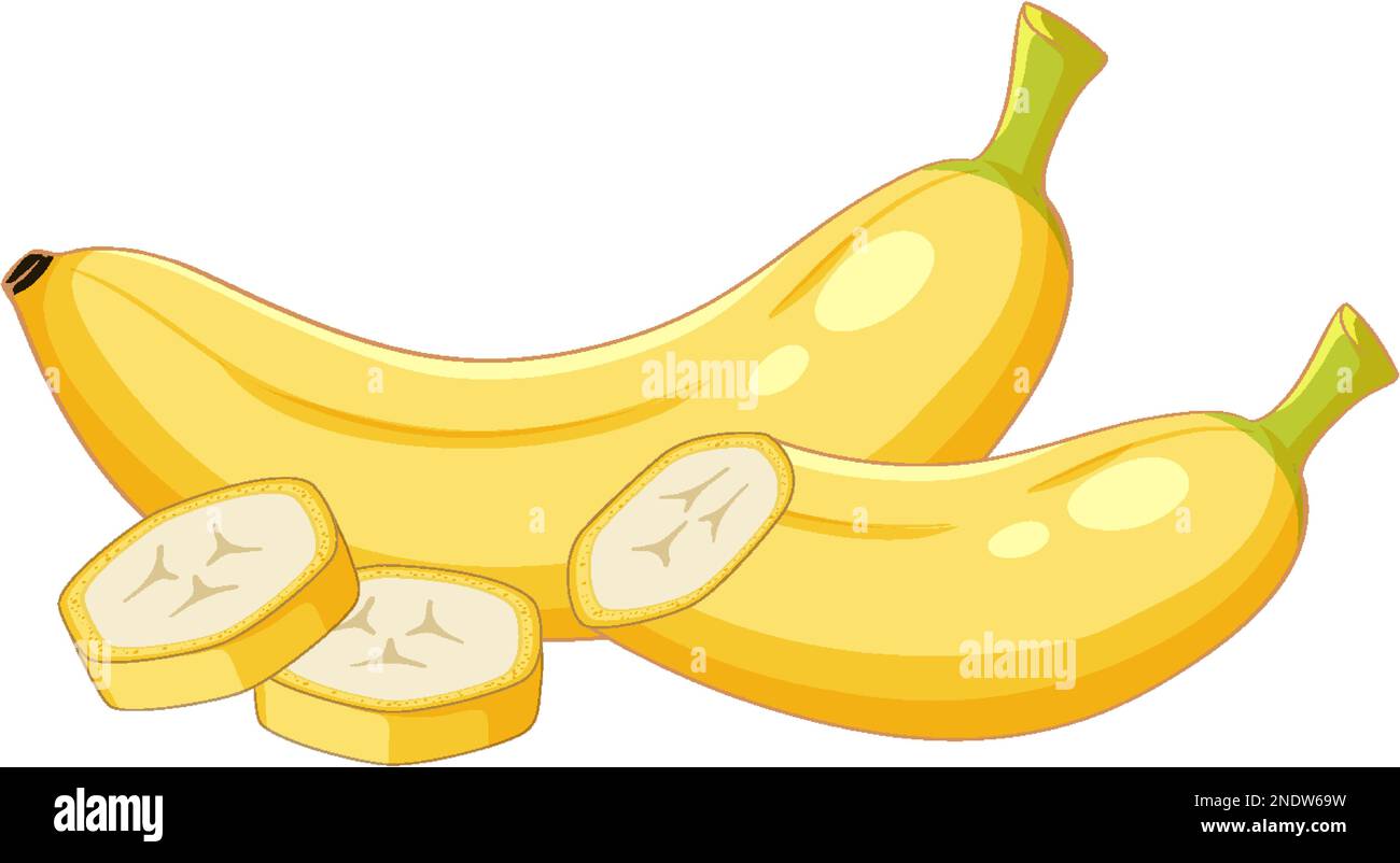 Set of banana fruit cartoon illustration Stock Vector Image & Art - Alamy