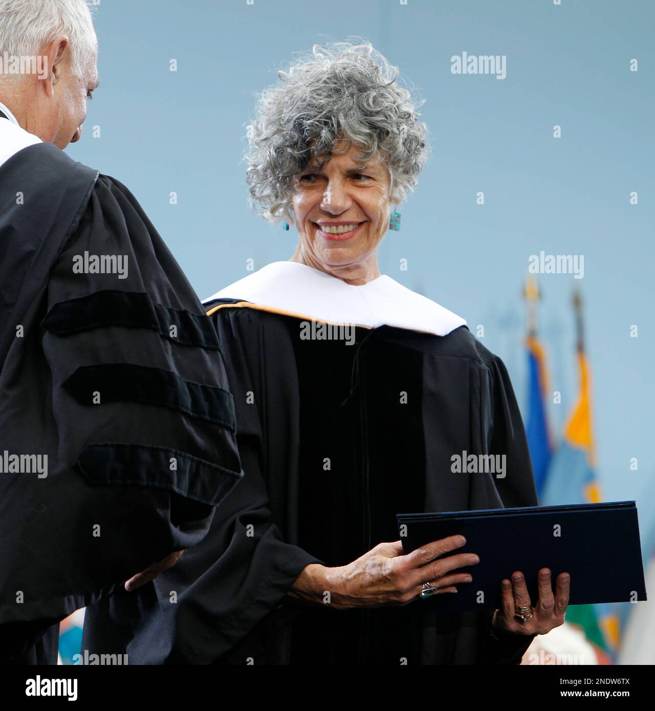 Susan Stamberg of National Public Radio (NPR) receives an honorary ...